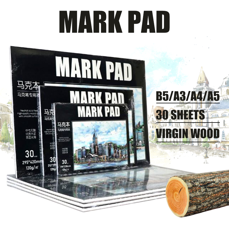 TOUCH A4 A5 A3 B5 Marker Pad Professional Paper Drawing Album ...