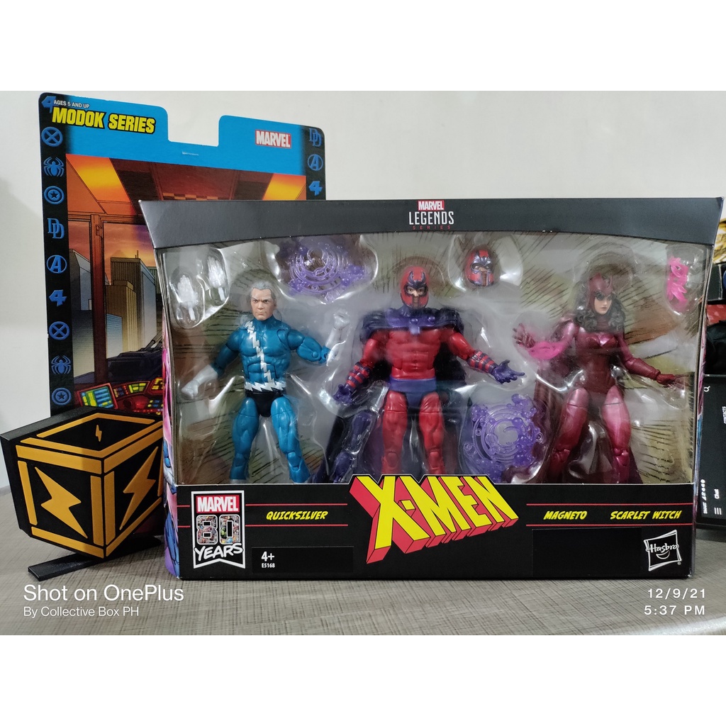 Magneto Scarlet Witch Quicksilver Marvel Legends Family Matters 3-Pack ...