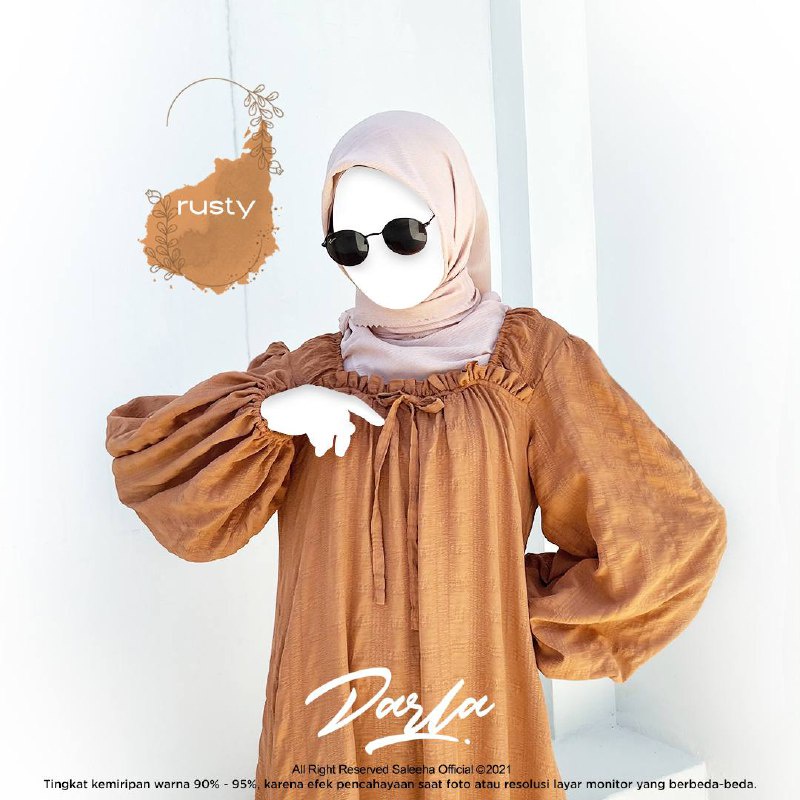 Contemporary Gamis Darla Series By. Saleeha | Shopee Philippines