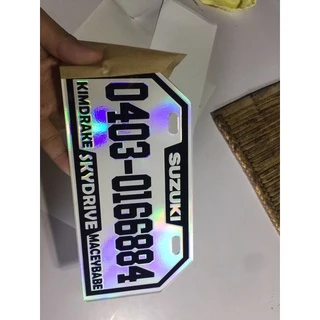 plate number acrylic - Best Prices and Online Promos - Jun 2024 ...