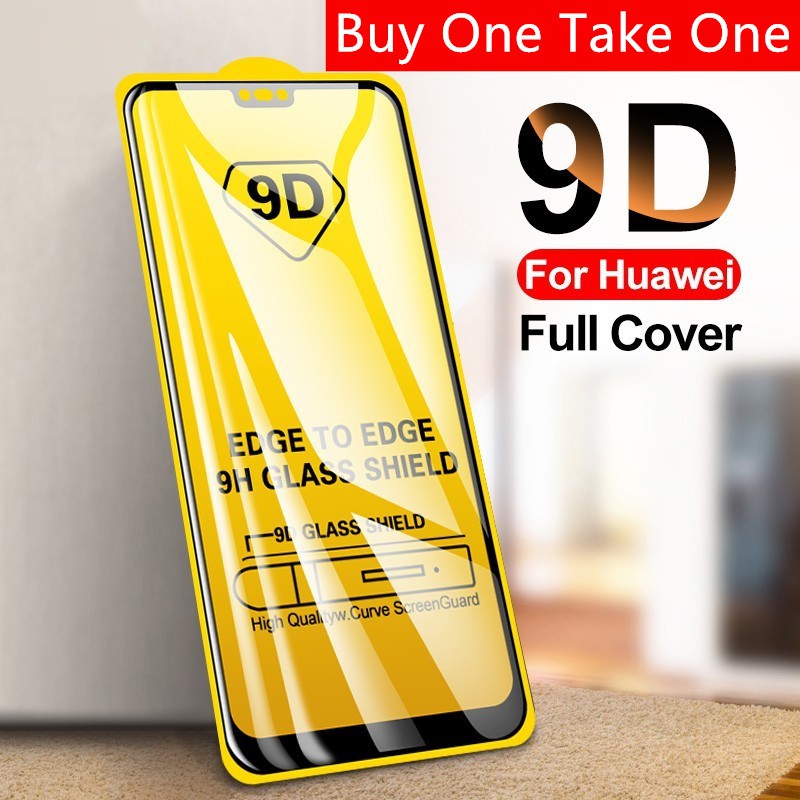 Buy One Take One 9D Full Screen Protector Tempered For Sam sung A01 A01 ...