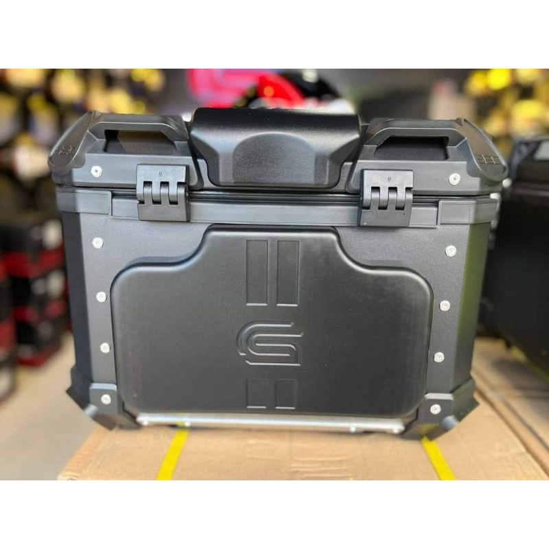 SEC Black Shadow 45Liters Alloy Top Box | Shopee Philippines