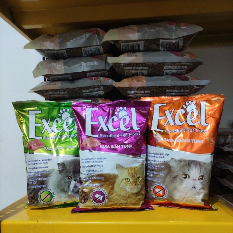 Excel tuna or chicken tuna Cat Food 500gr | Shopee Philippines