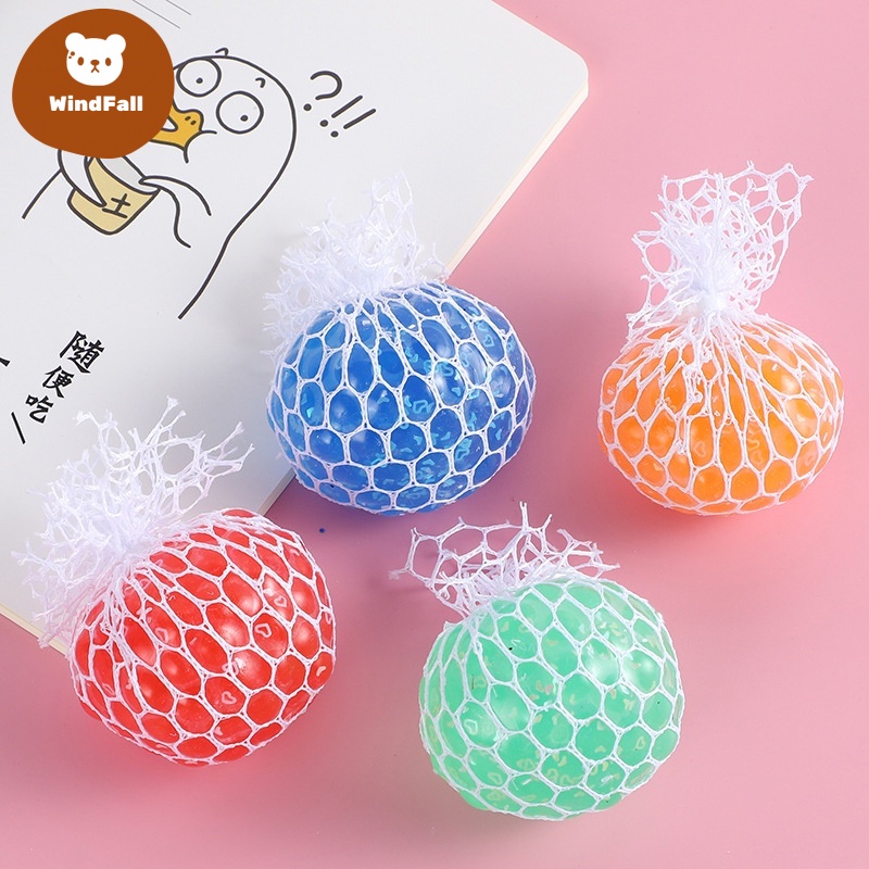 Mesh Squish Ball / Squeeze Ball Release Stress Funny Anti-Stress ...
