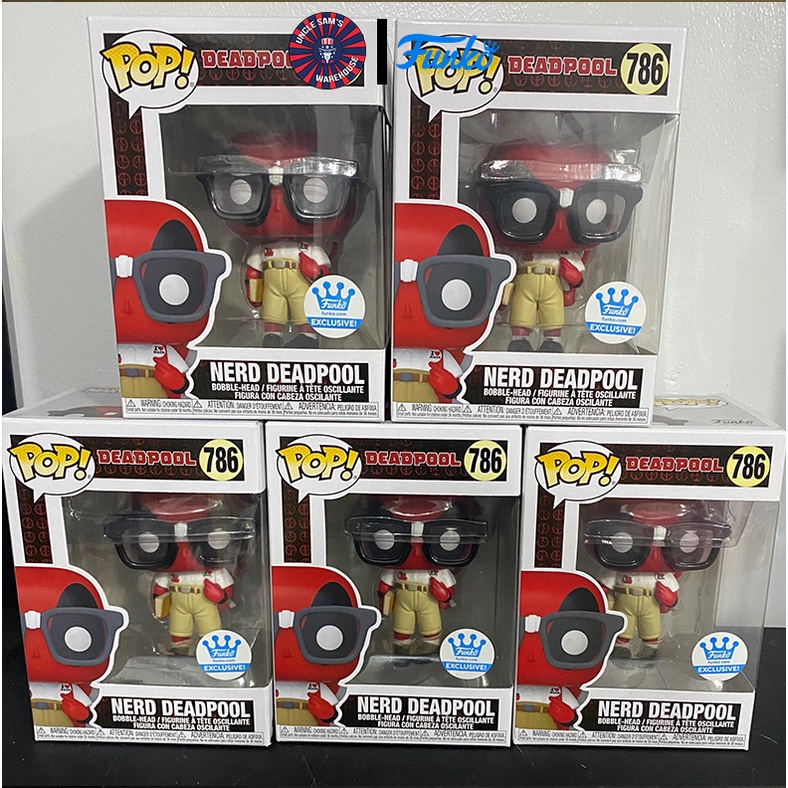 Funko Pop! Deadpool: Nerd Deadpool (Funko Shop Exclusive) NOT MINT ...