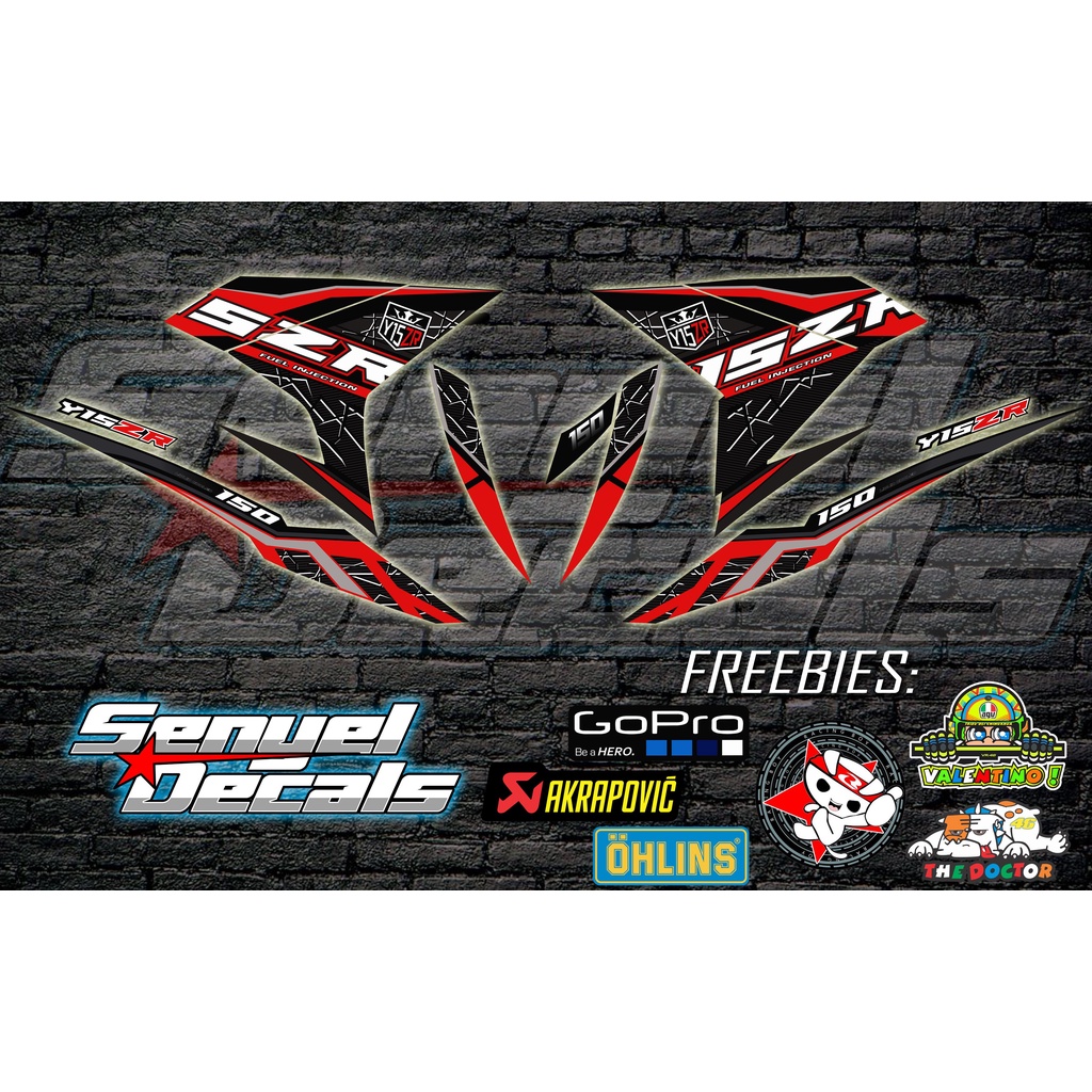 Sniper 150 Y15ZR Malaysian Decals | Shopee Philippines