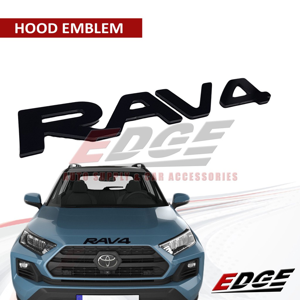 RAV4 Hood Emblem // toyota rav-4 adhesive ready stick-on logo symbol ...
