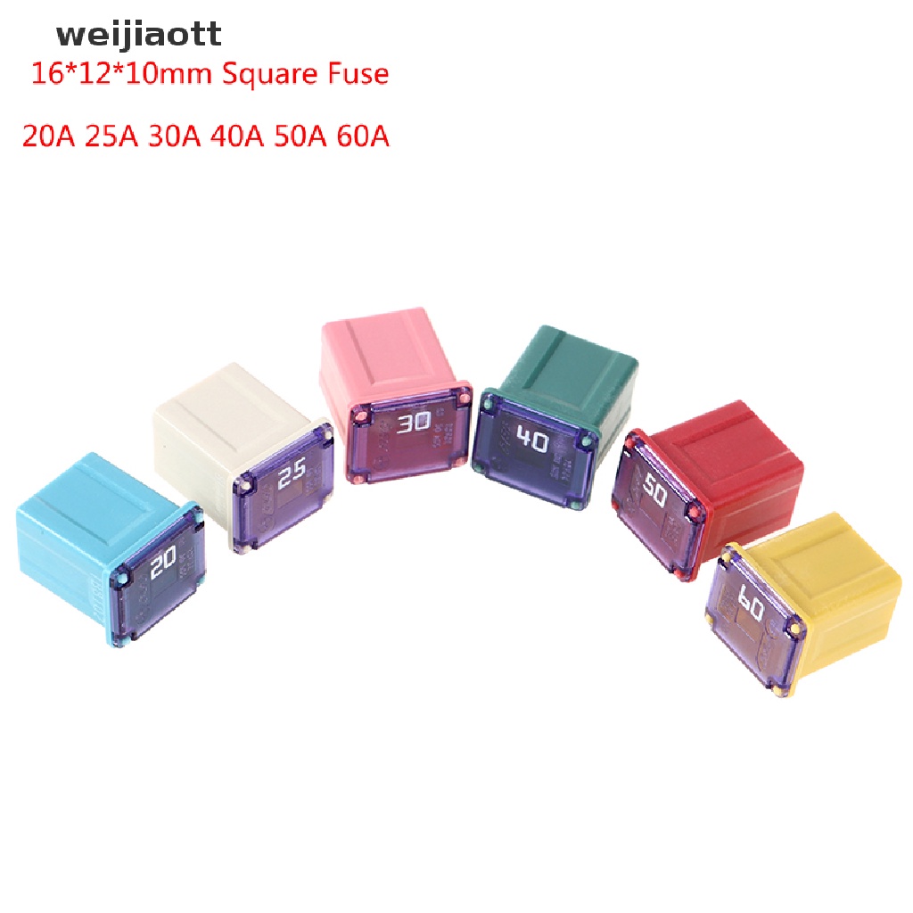 weijiaott Mini Square Fuse58V 20A 25A 30A 40A 50A 60A Automotive Car ...