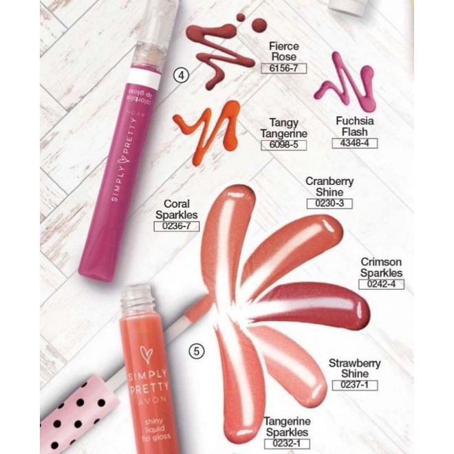 AVON Assorted Simply Pretty Lip Gloss / Lip Balm / Lip Crayon (Simply ...