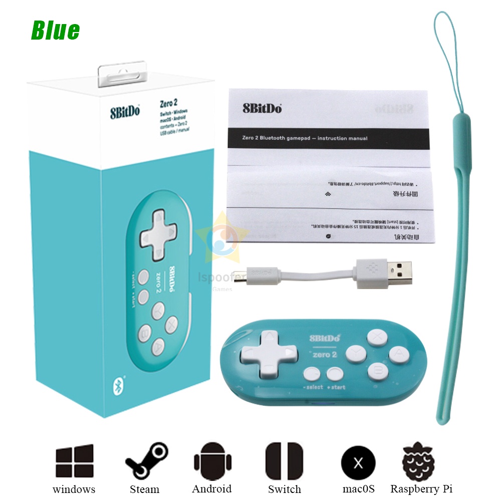 8Bitdo Zero 2 Mini Bluetooth Wireless Gamepad Switch Controller Joystick For Nintendo Switch/PC ...