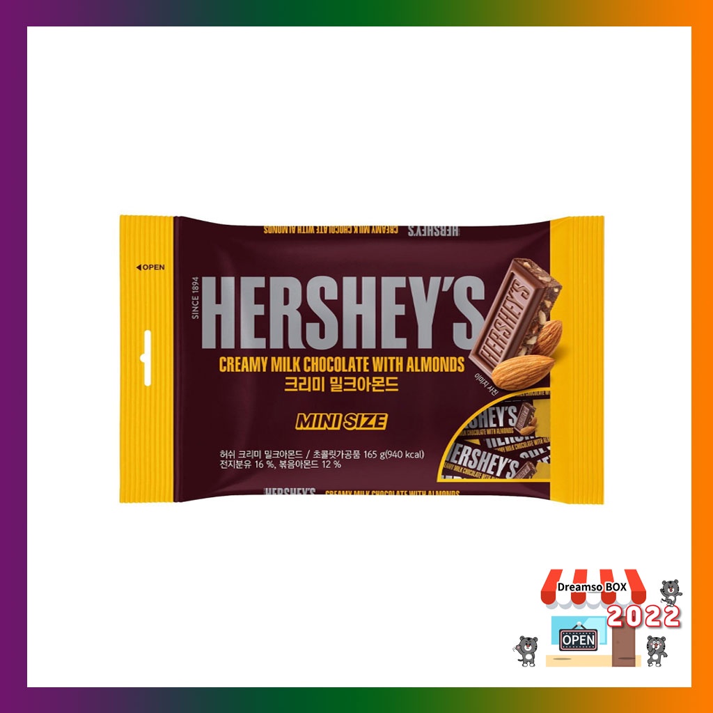 LOTTE Hershey's Cream Milk Chocolate With Almonds 165g/ Desert ...