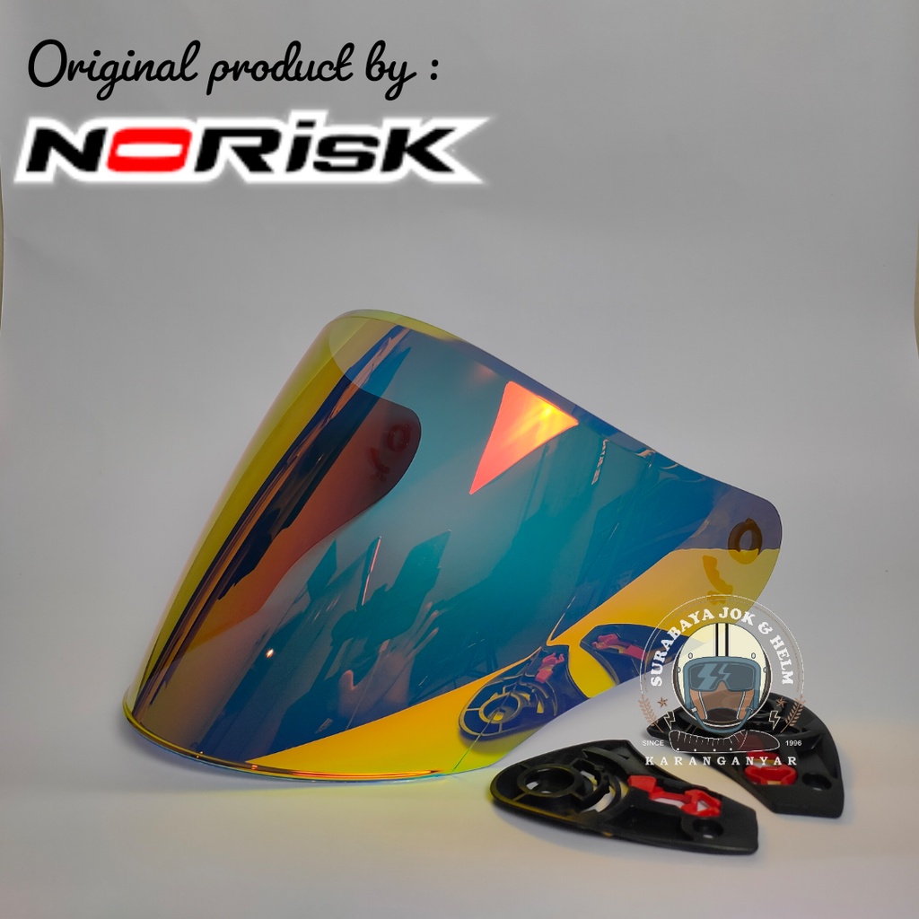 Original KYT galaxy iridium Flat visor Glass by NORISK | Shopee Philippines