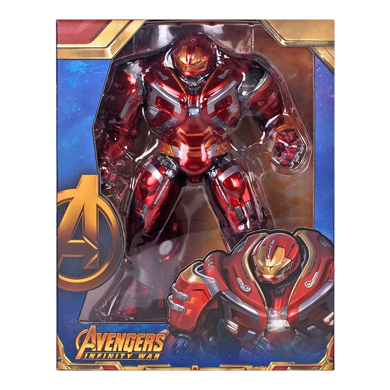 Marvel Avengers Iron Man Armor 8 Inches Anti-Hulk Armor PVC Immovable ...