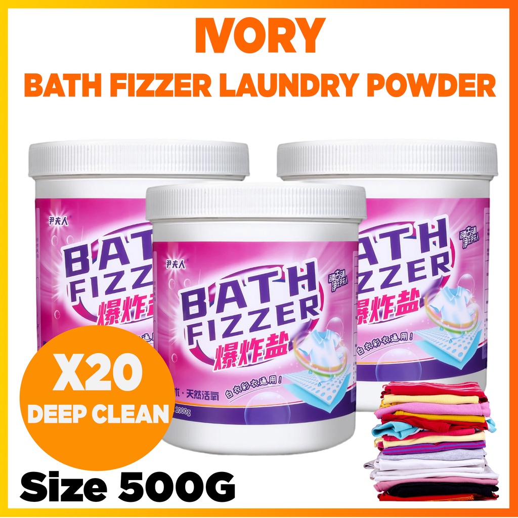 IVORY ultra white bath fizzer laundry powder New washing powder removes ...