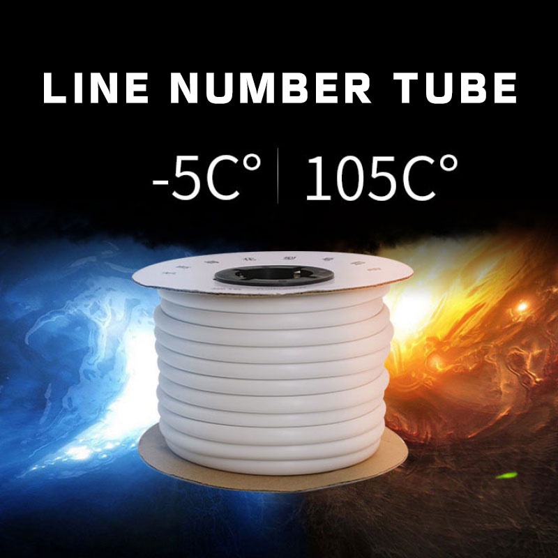 Wire number tube plum blossom tube 1-16 square white wire machine ...