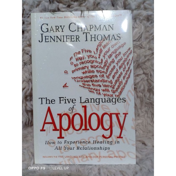 The Five Languages of APOLOGY by Gary Chapman and Jennifer Thomas ...