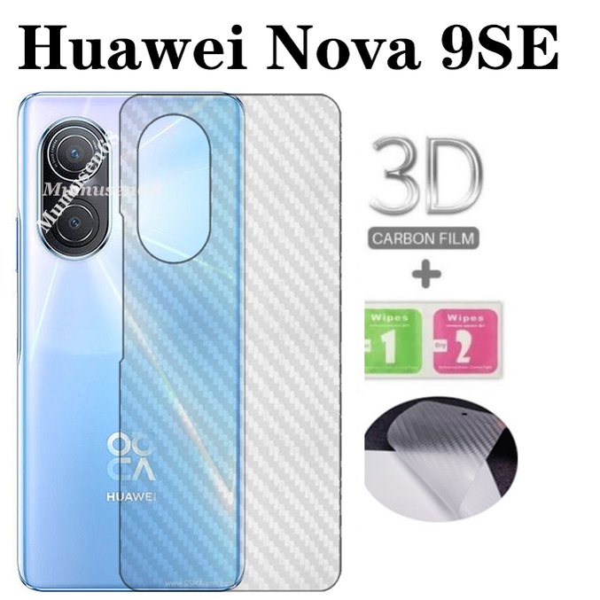 For Huawei Nova 9 SE 8i Nova Y70 Y90 Back Film Nova 8 Nova 7/7SE /7i Nova 3i Nova 5T 3D Carbon ...