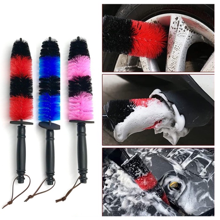 Tire Brush Car Wheel Rim Brush Multi Purpose Auto Detailing Cleaning ...