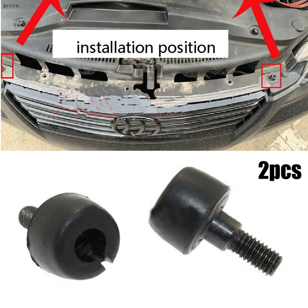 1 Pair Auto Grille Bumper Hood Stop Screw Rubber Buffer Cap For Toyota ...