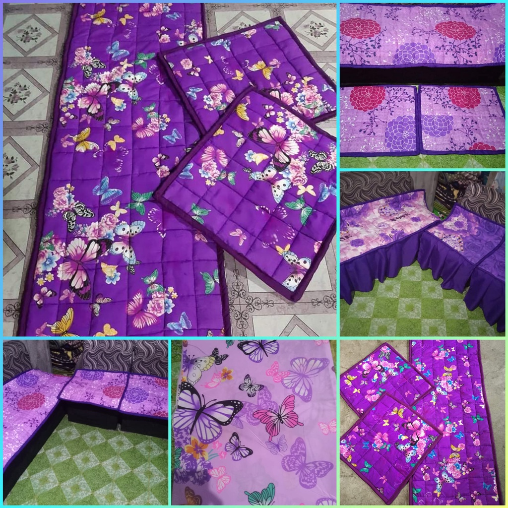 sapin sa upuan 3 in 1 set no lace 22x60 long 22x21 random design ...