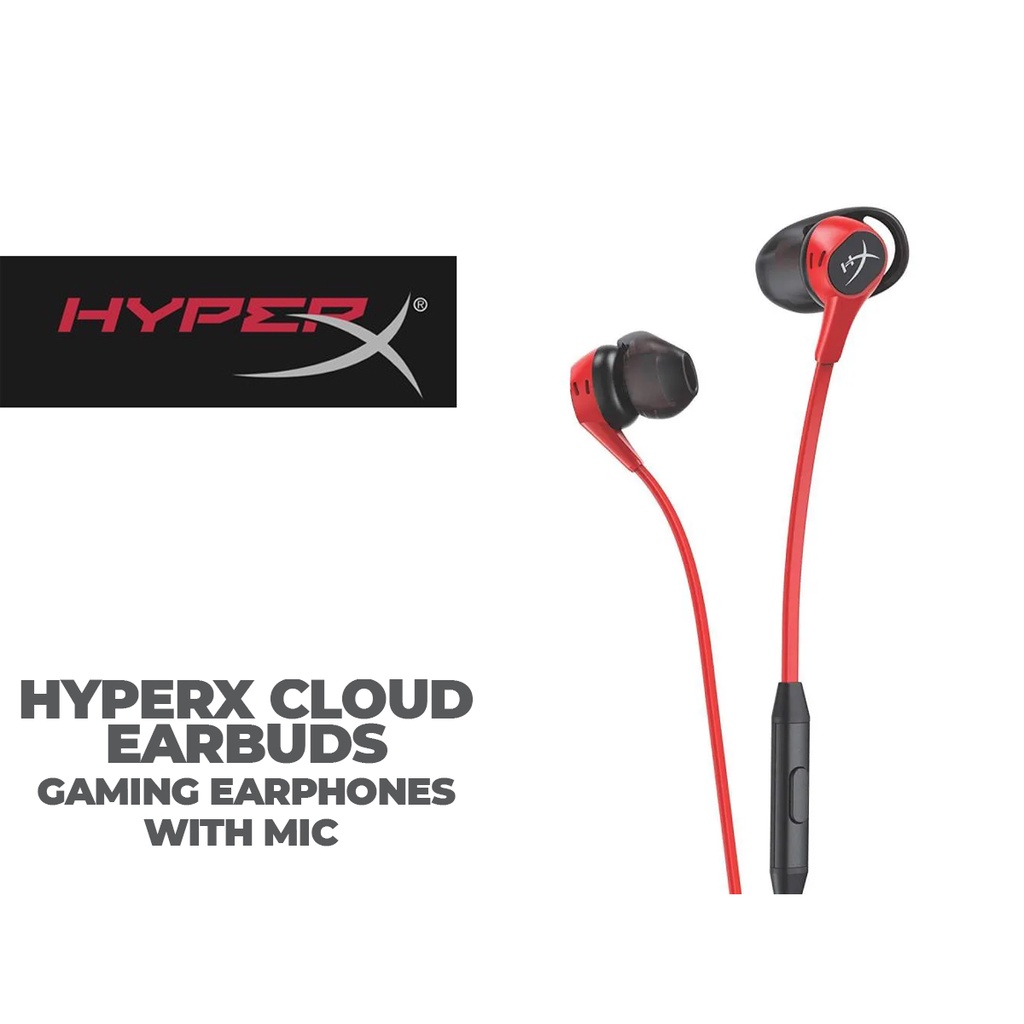Hyperx Cloud Earbuds Gaming Earphones With Mic For Nintendo Switch Hx