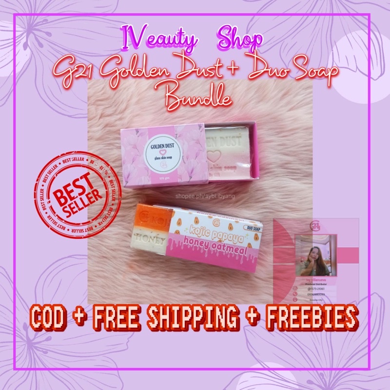 G21 Combo Soap - (Golden Dust Soap + Duo Soap) BEST SELLER | Shopee ...