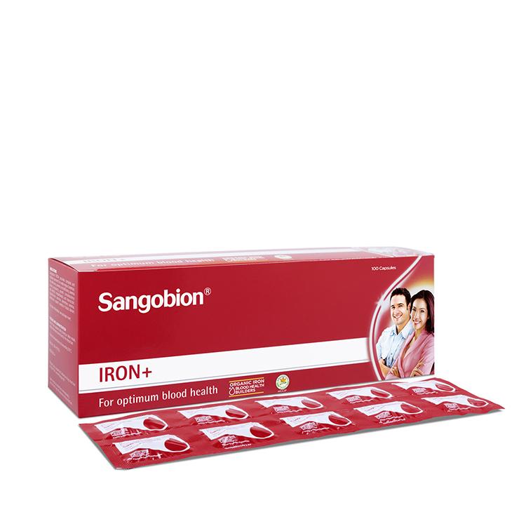 Sangobion Iron Plus Capsule - 30s | Shopee Philippines