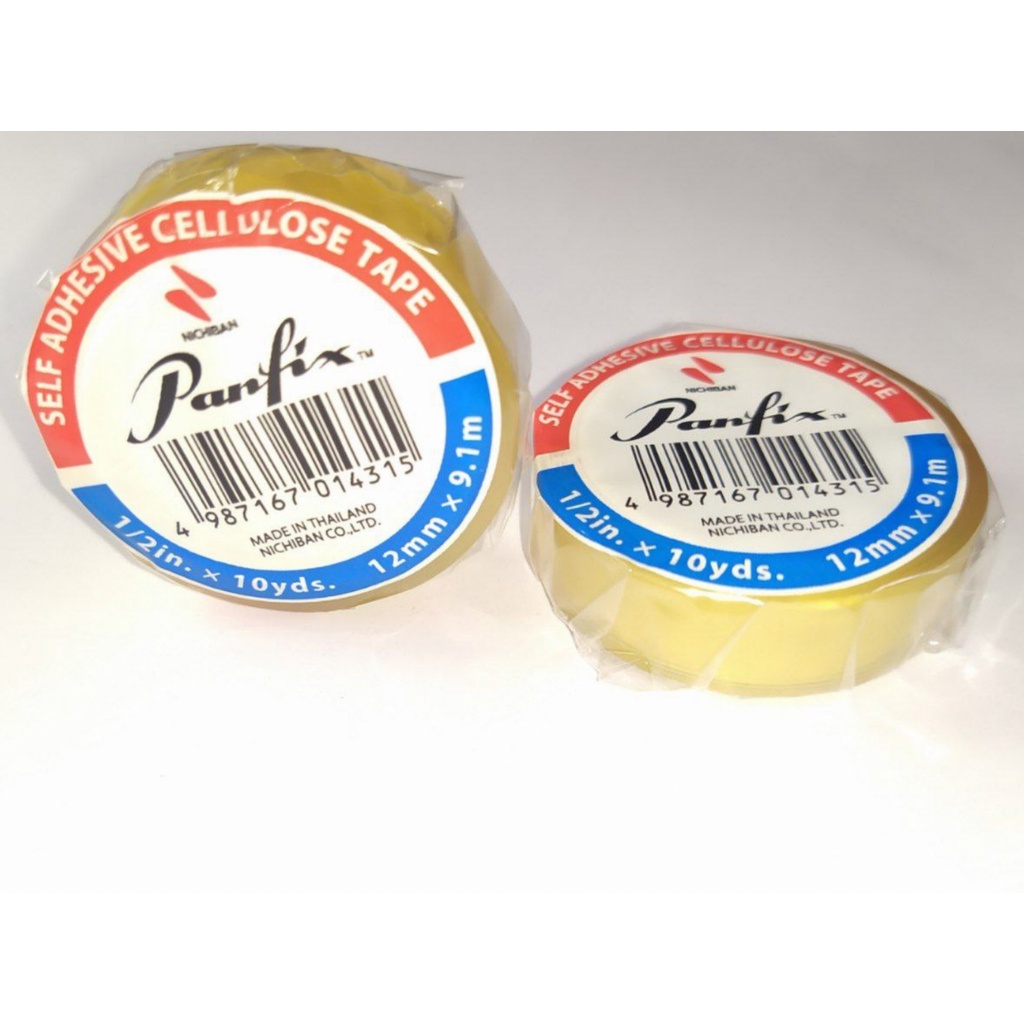 Panfix Cellulose Tape ( dispenser tape refill ) 1 piece | Shopee ...