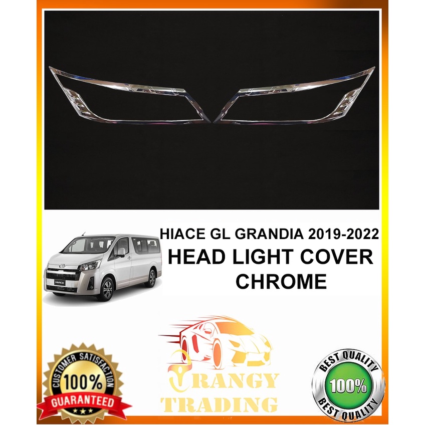 Toyota Hiace GL Grandia 2019 to 2024 Headlight cover chrome 2020 2021 ...