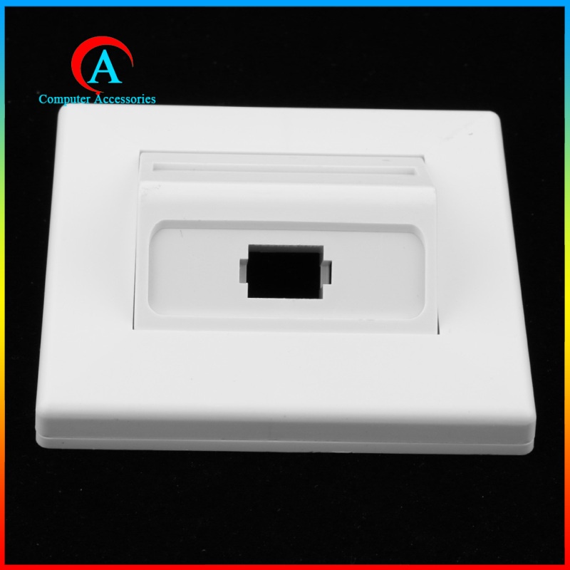 ABS 1 Sockets SC/LC Fiber Tray Fiber Wall Plate Panel | Shopee Philippines
