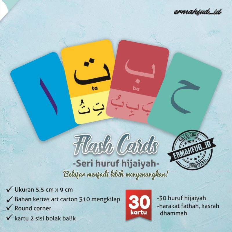 Hijaiyah letter flash cards learn Arabic letters | Shopee Philippines