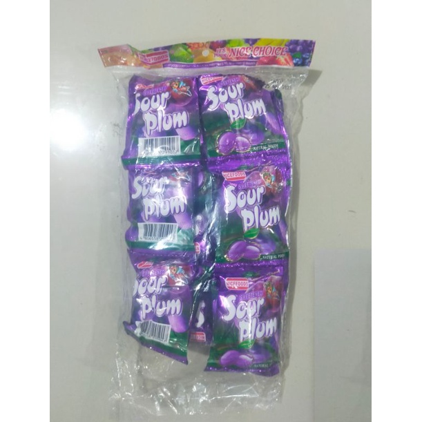 24 pcs sour plum nice food brand batang 90's favorite. champoy - like ...