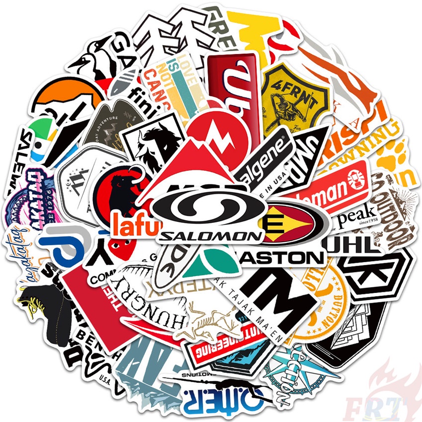 50Pcs/Set Fashion Outdoor Brand Series 01 Stickers DIY Fashion Mixed ...
