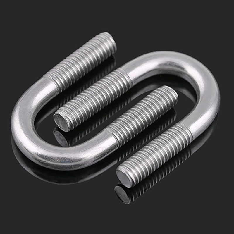 U-Bolts U Bend Screws 304 A2 Stainless Steel U Shaped Bolt M6 M8 M10 M12 1-20pcs | Shopee ...
