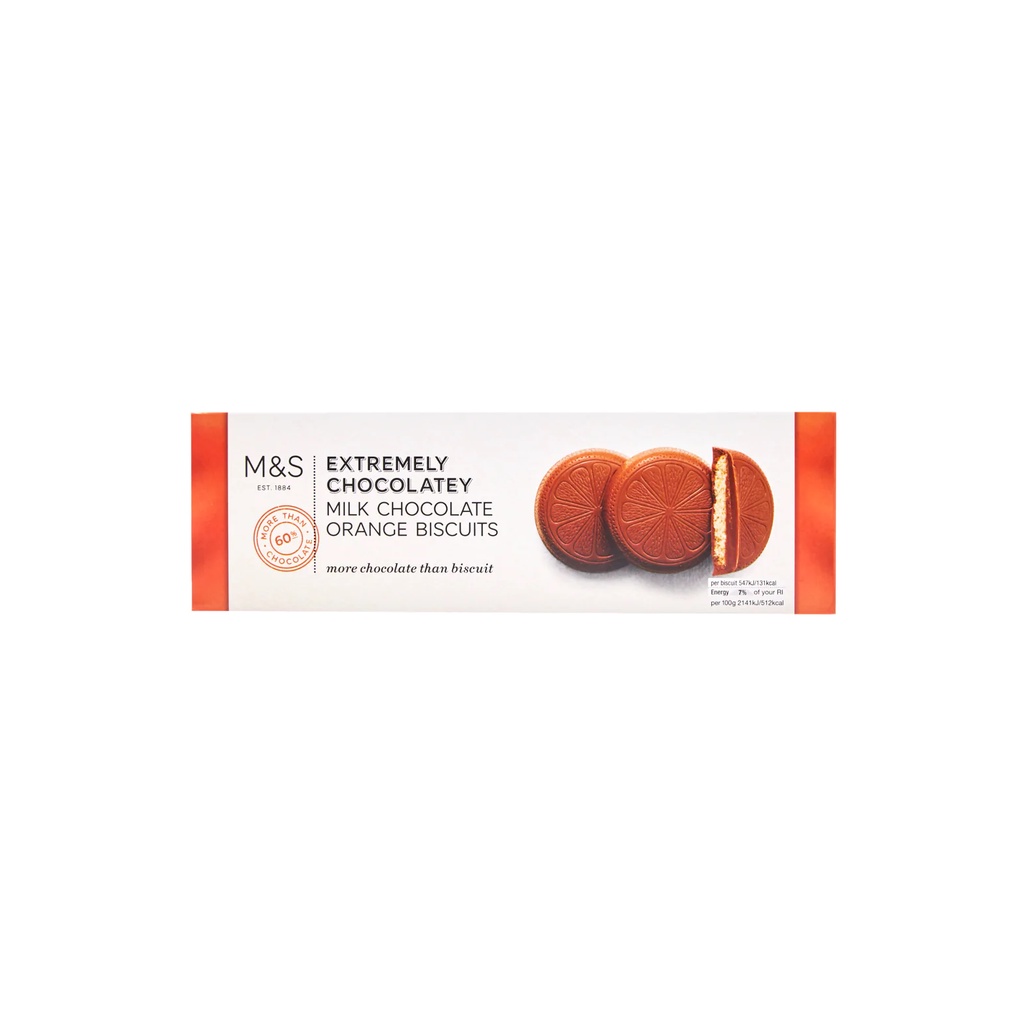 Marks & Spencer Extremely Chocolatey Milk Chocolate Orange Biscuits ... Marks & Spencer Extremely Chocolatey Milk Chocolate Orange Biscuits ...