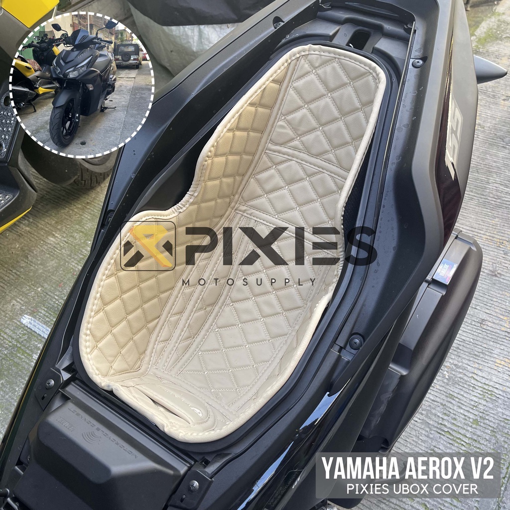 YAMAHA AEROX V1 / V2 PIXIES UBOX SEAT COMPARTMENT COVER | Shopee ...