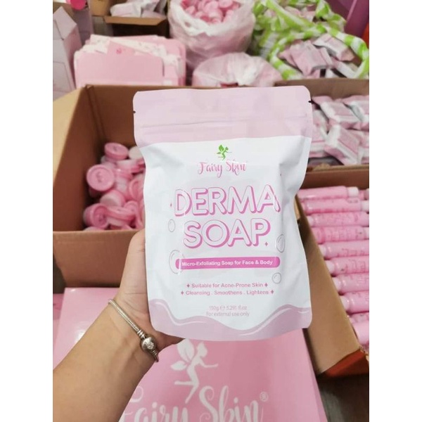 FAIRYSKIN BIG DERMA SOAP 150g (ORIG) + FREEBIES | Shopee Philippines