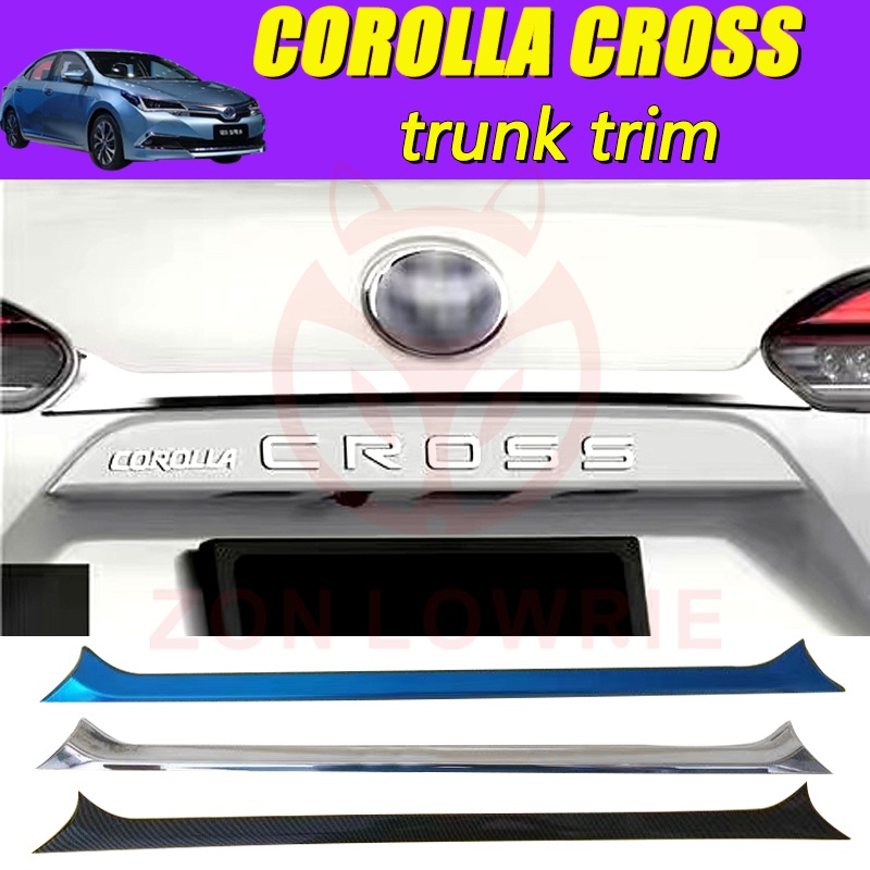 Toyota 20-22 Years COROLLA CROSS Rear Trim Trunk Strip Stainless Steel ...