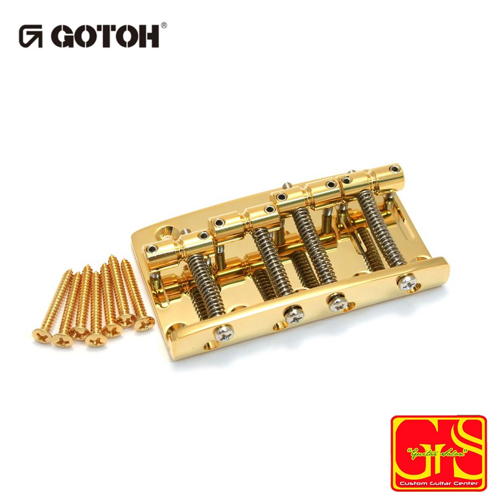 Gotoh 203B-4-GG Bass Bridge - Vintage Type - 4-string (GOLD) | Shopee ...