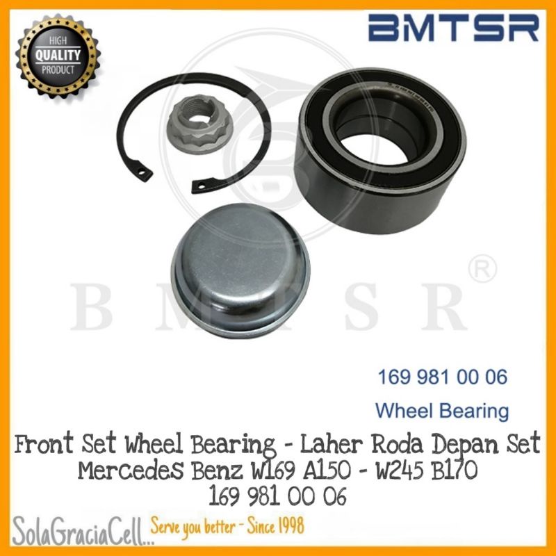 Front Wheel Bearing Mercedes Benz W169 A150, W245 - 1699810006 | Shopee ...