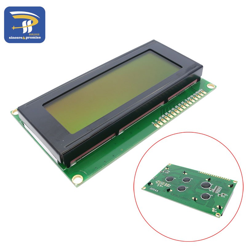 LCD Board 2004 20*4 LCD 20X4 5V yellow-green screen LCD20... | Shopee ...