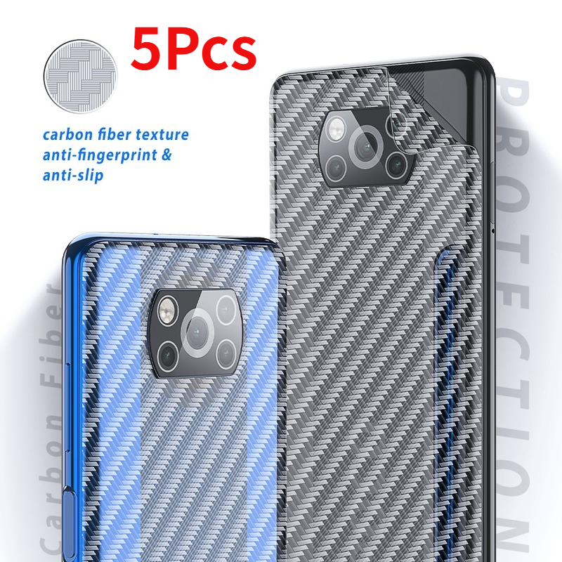 Xiaomi 5Pcs Carbon Fiber Back Protector for Xiaomi 9SE 9T 9TPro 10TLite ...