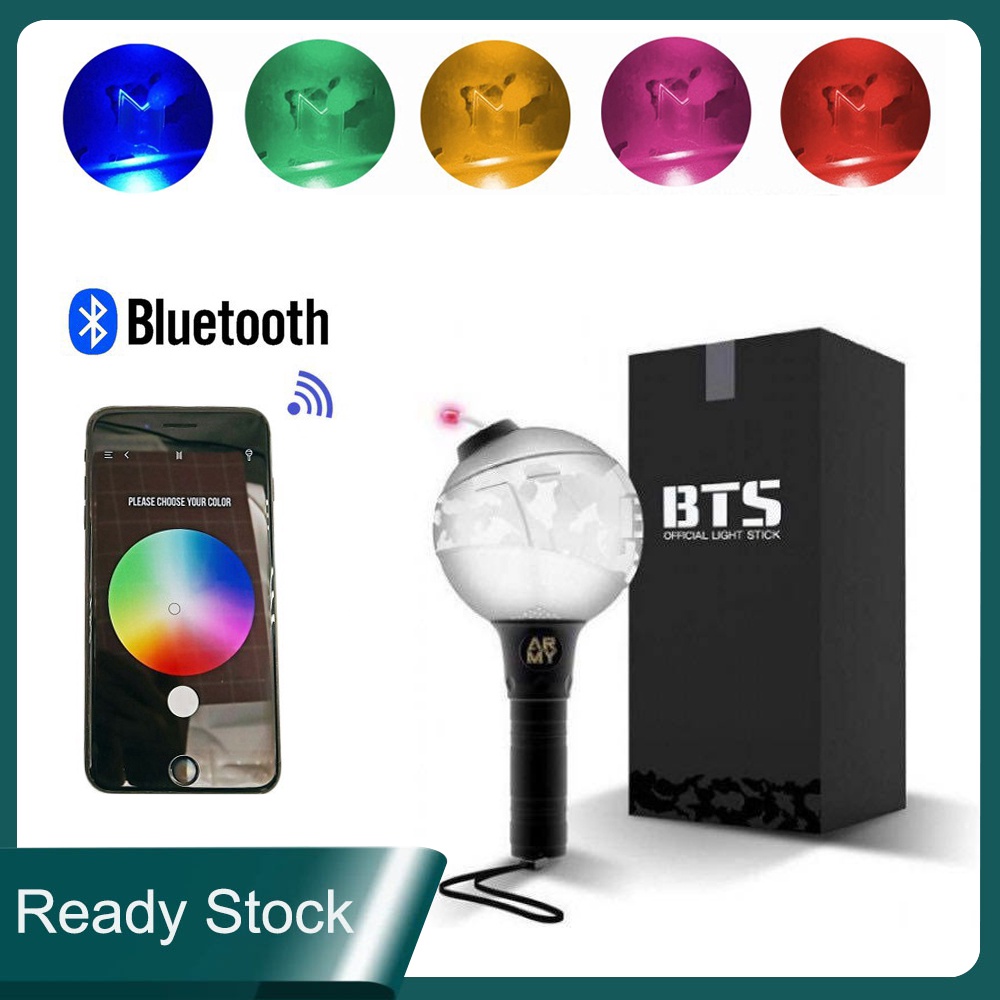 BTS ARMY BOMB Lightstick Ver.3 Support Lightstick Connect App and ...