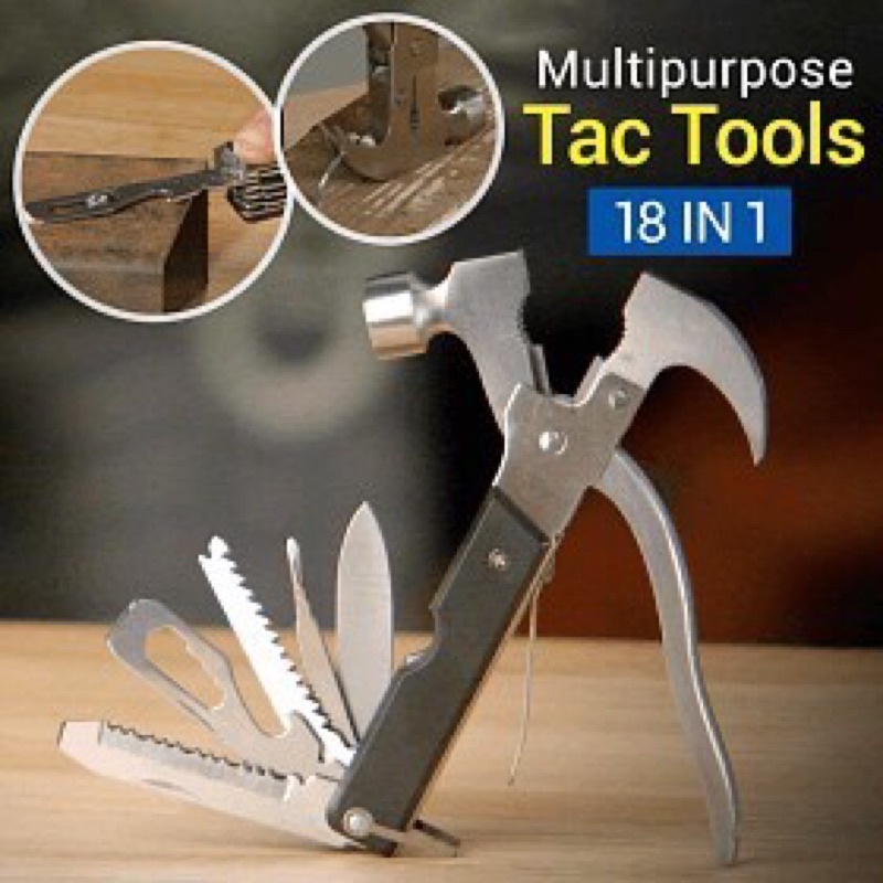 TACTOOL stainless steel 18-in-1 multitool XM | Shopee Philippines