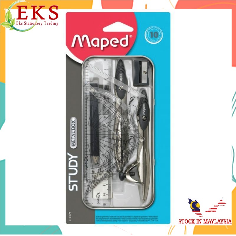 Maped 019409M Compass Study 10pcs Set | Shopee Philippines