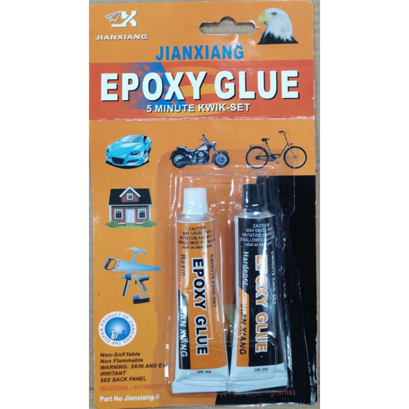 EPOXY GLUE 5 MINUTE KWIK-SET / strong adhesive glue | Shopee Philippines