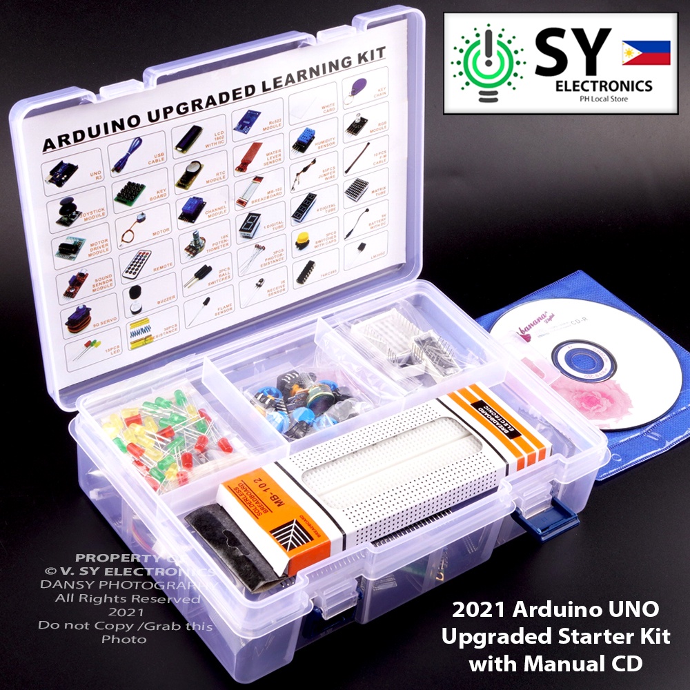 2021 Arduino UNO Advanced Upgraded Starter Kit v5 with CD Manual and ...
