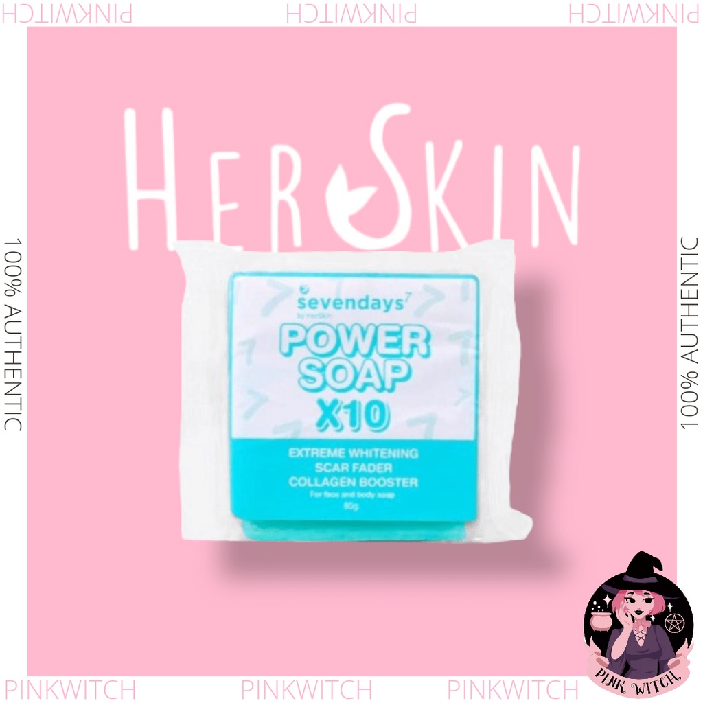 Her Skin Seven Days Power Soap 10x Extreme Whitening Scar Fader ...