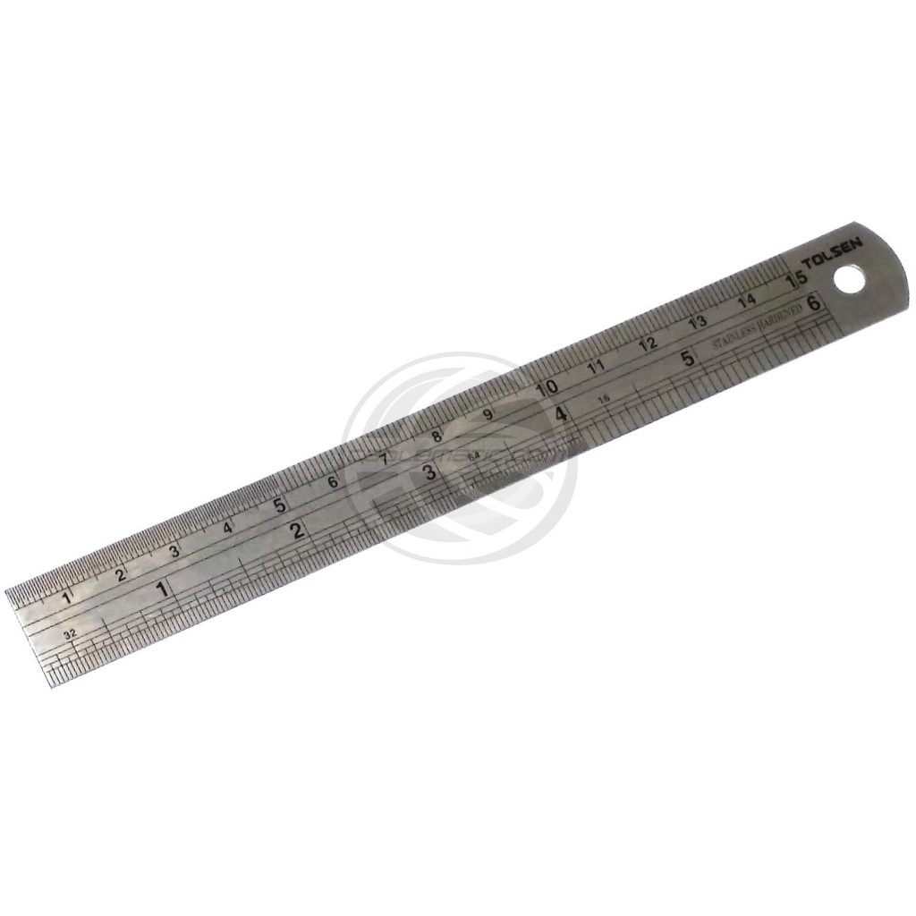 Tolsen Stainless Steel Ruler w/ Conversion Chart (6" -12") | Shopee ...