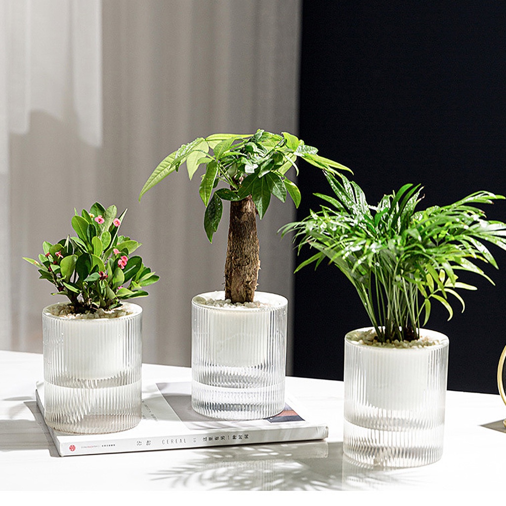 Utensils Self Watering Plastic Pots Flowerpot Vases Double-layer Garden ...